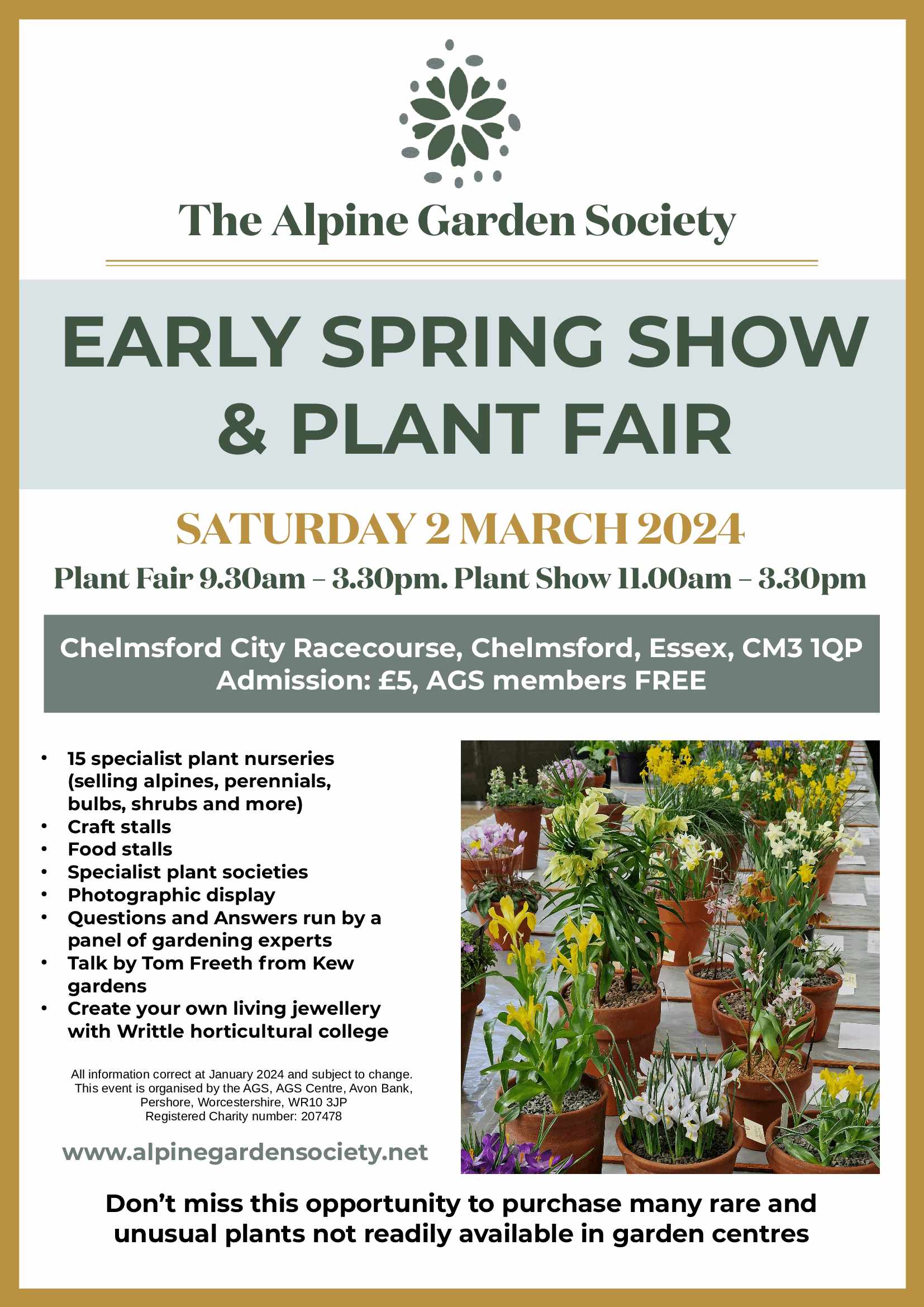 Alpine Garden Society Early Spring Show – Essex HPS